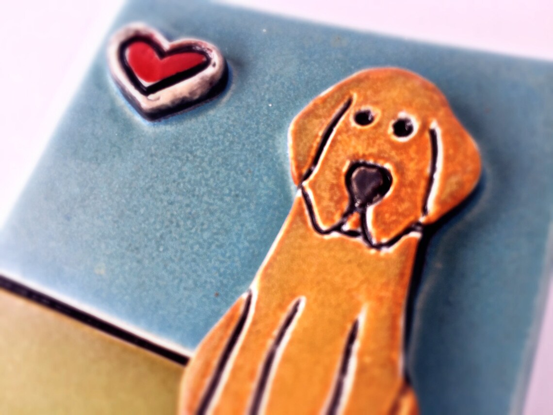 Clique Tile - Dog Love - Etsy