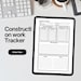Construction Log Book, Construction Planner, Contractor Log Book, Site ...