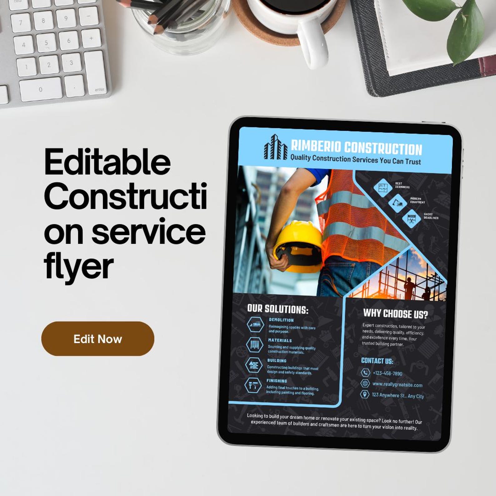 Repair Service Work Flyersales Flyer Construction Professional House ...