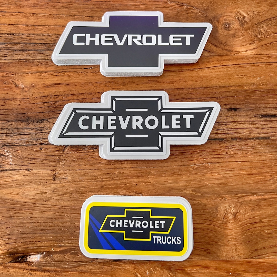 Chevrolet Emblem Decals - Etsy