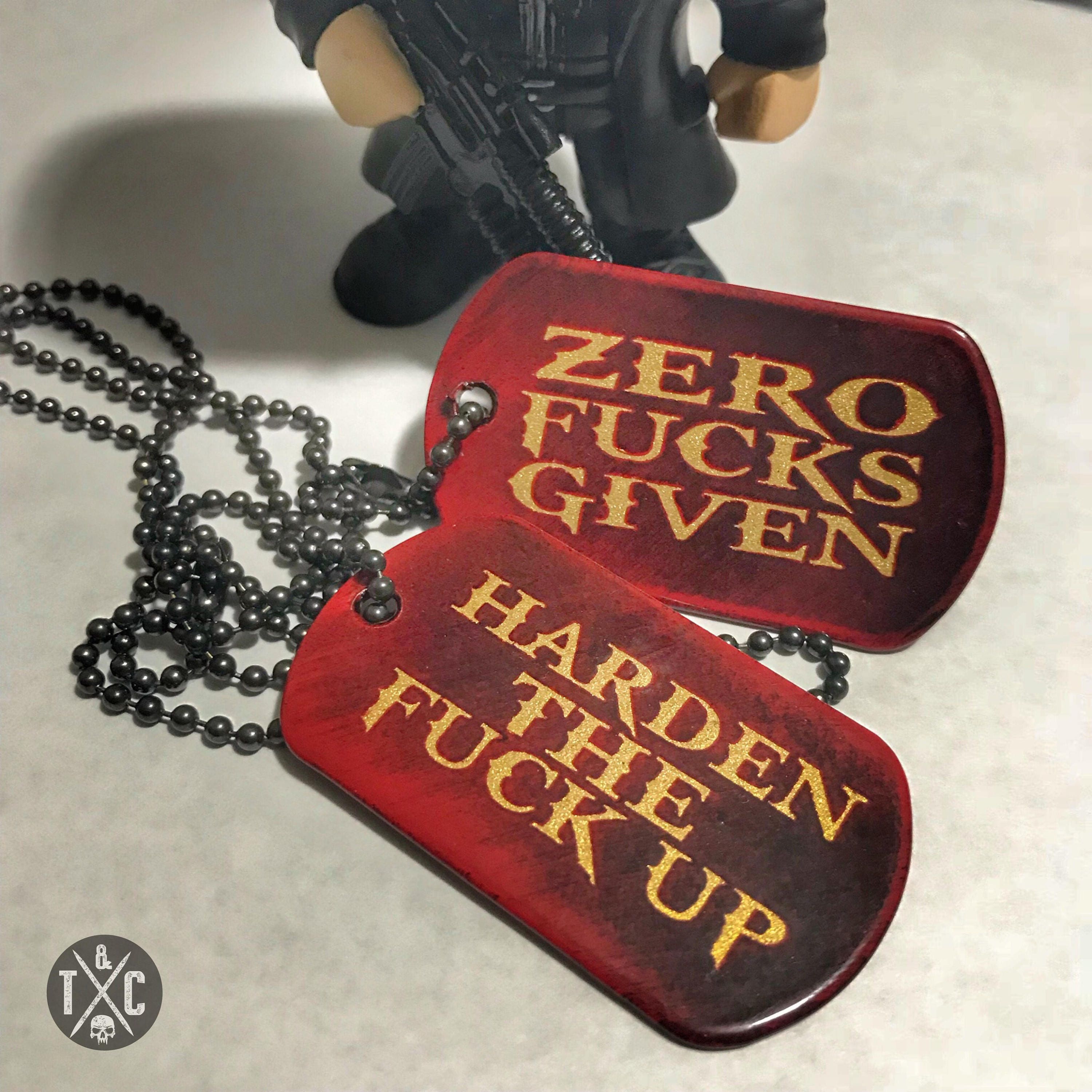 HTFU....ZFG Dog tag set