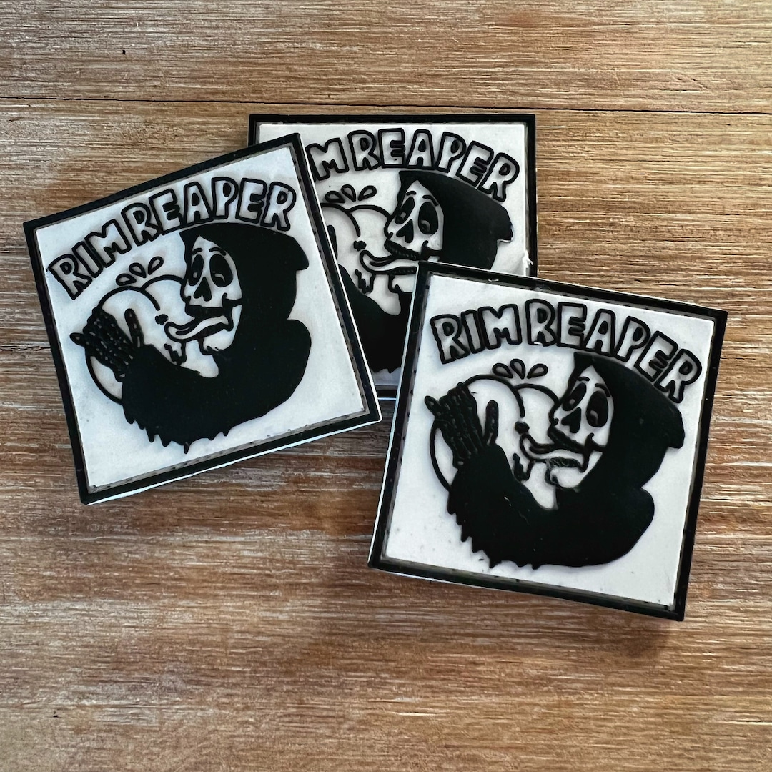Rim Reaper PVC Patch - Etsy