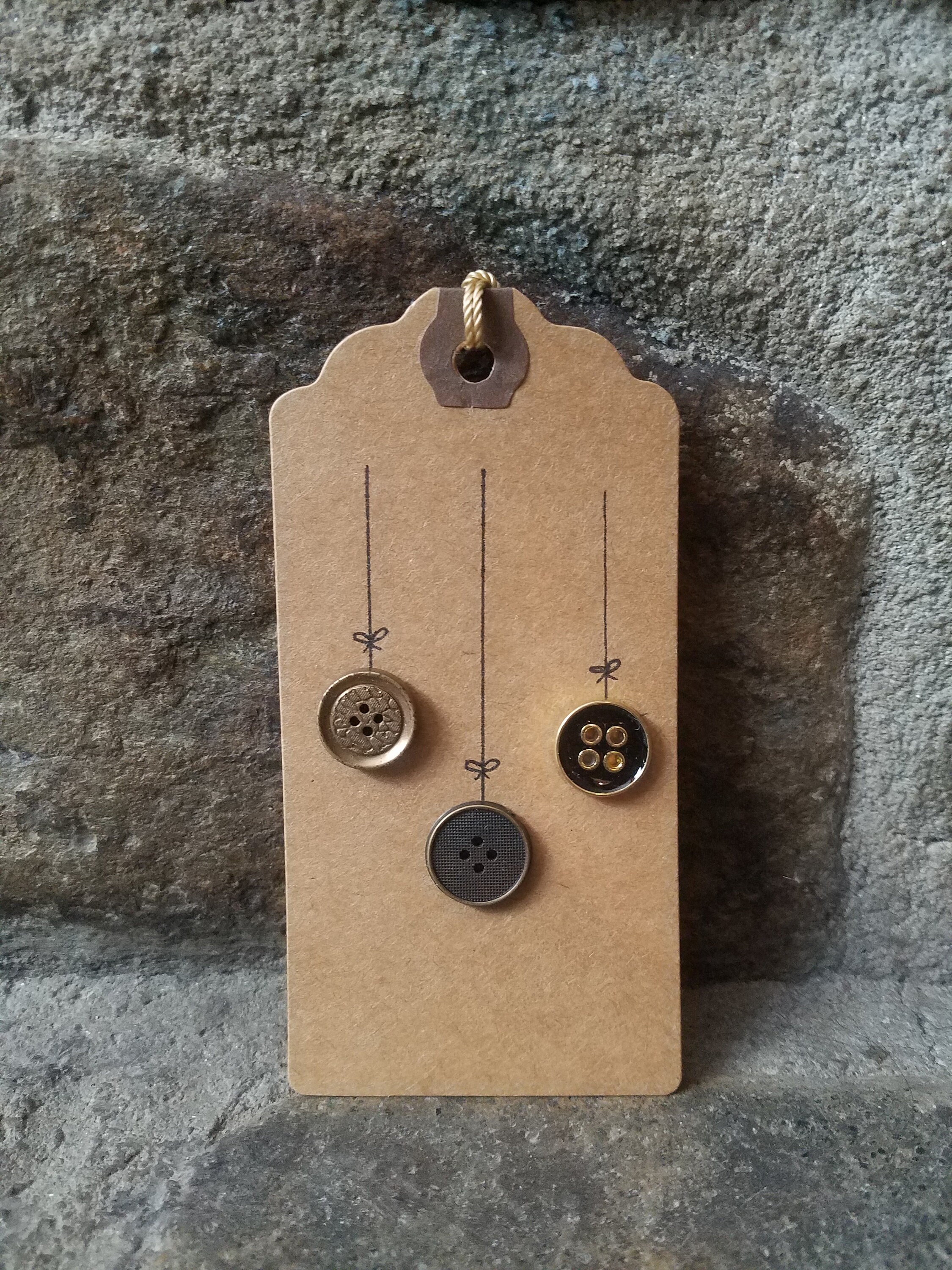 Steam Punk Woodsy Spring Flowers, Baubles, Made With Buttons, Ornament ...