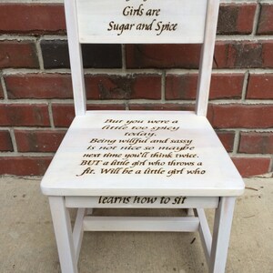 Girls TIME OUT Chair, Toddler, Time Out, Chair, Personalized, Wood ...