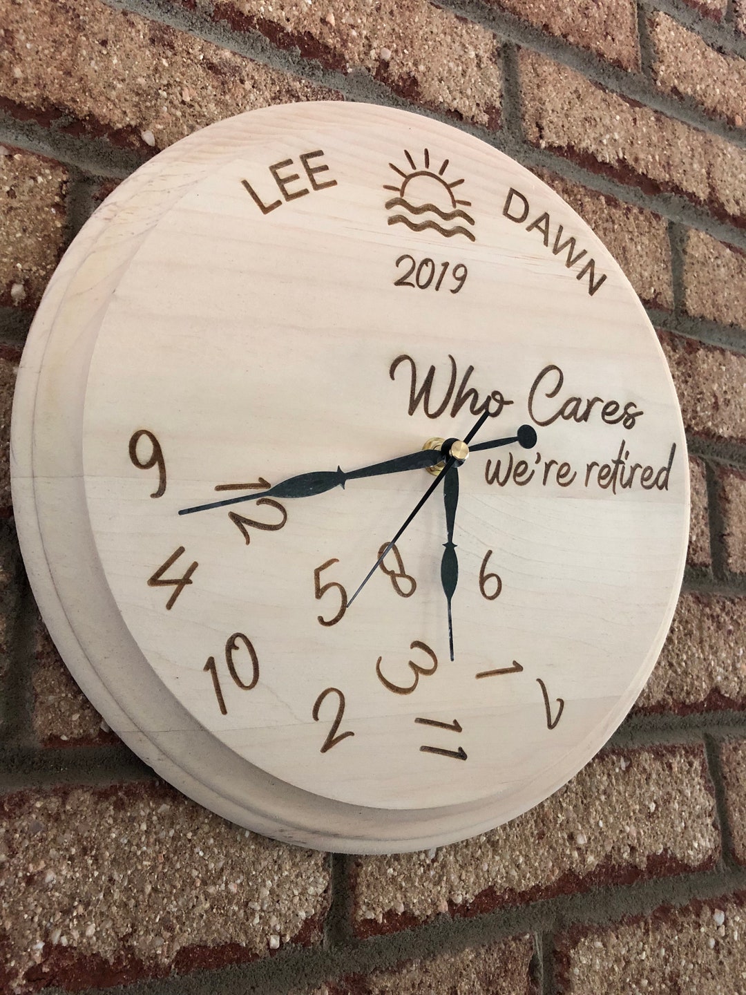 Sunset Beach Retirement Clock - Etsy