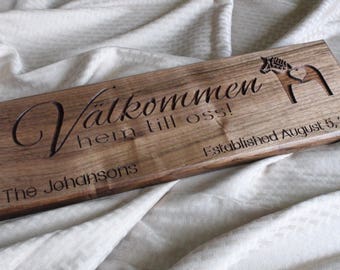 Custom Walnut Sign - Etsy