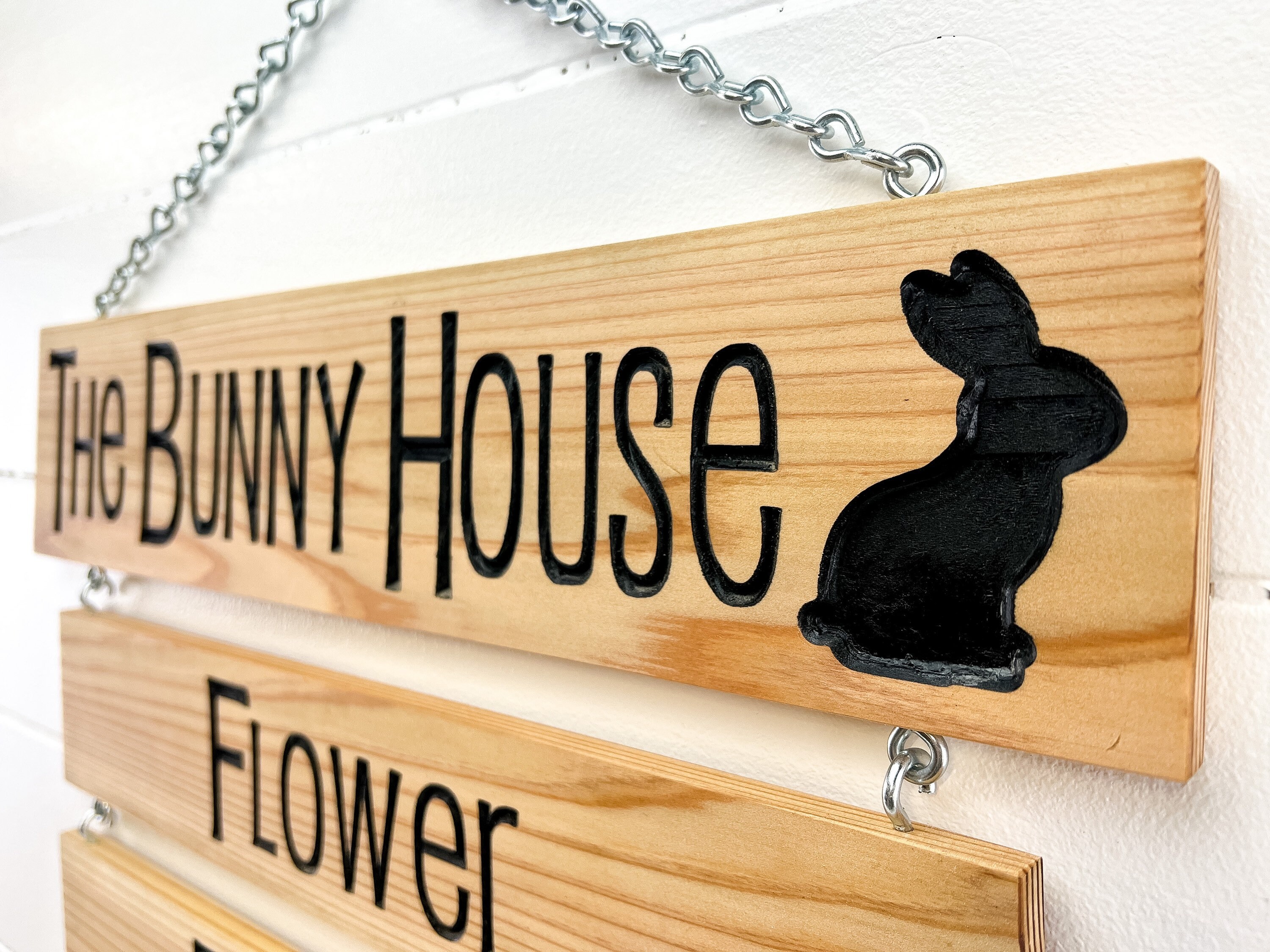 Bunny House Sign Bunny Name Sign Bunny Hutch Sign Custom - Etsy