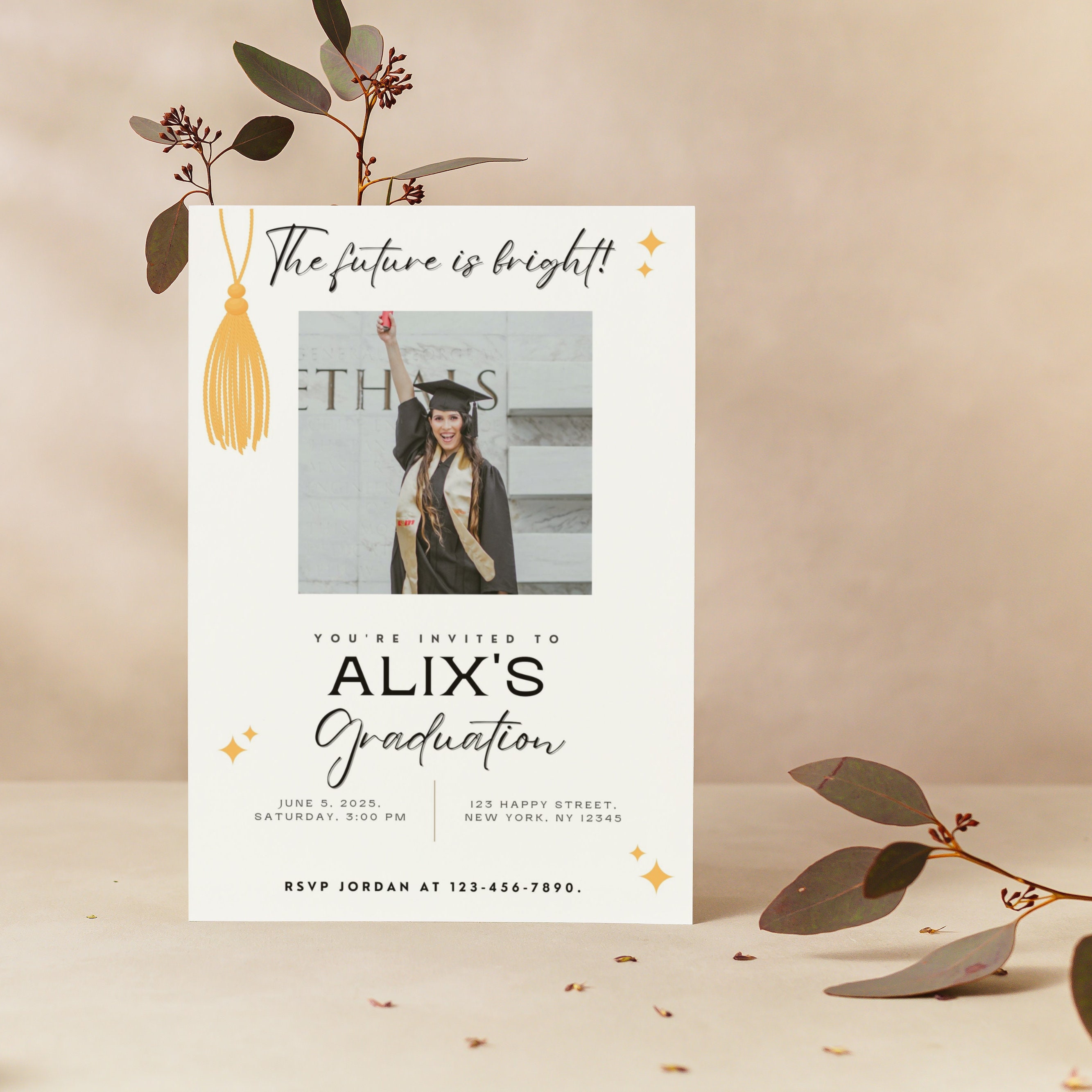 Graduation Party Invitation, Custom Picture Graduation Invitation ...