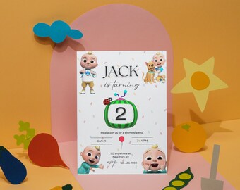 Coco Melon Invite - Etsy