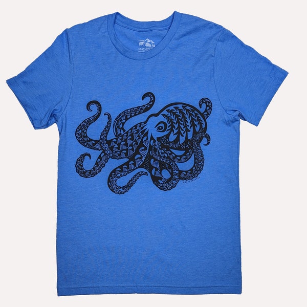 Octopus T Shirt - Etsy