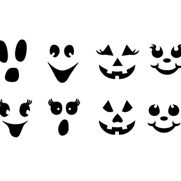 Cute Jack O Lantern Faces - Etsy