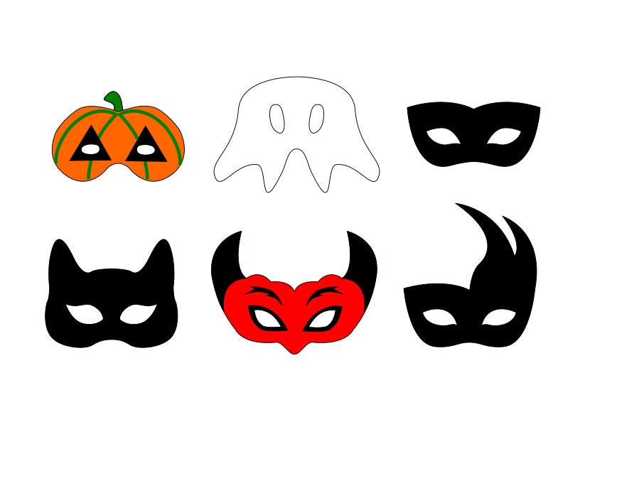 Halloween Eye Masks - Etsy