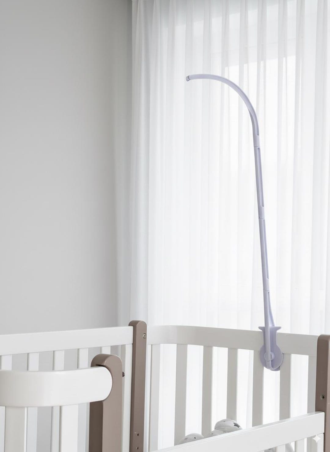 Crib Mobile Arm Holder: White Plastic Infant Crib Attachment - Etsy