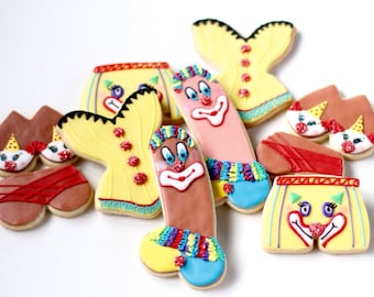 Clown cookies | Etsy
