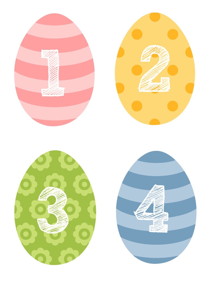 Easter Counting 1-10 - Teacher Resource EYLF - Etsy