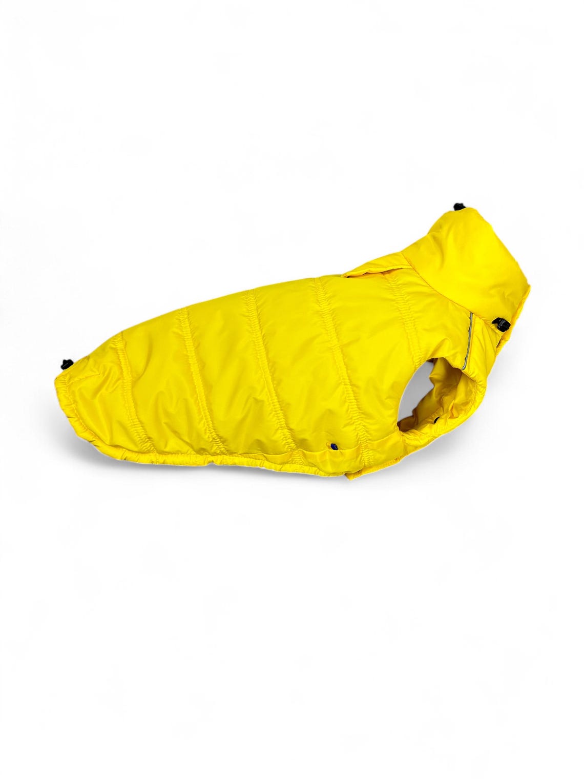 Puffy Yellow Dog Vest: Winter Protection With High Collar - Etsy