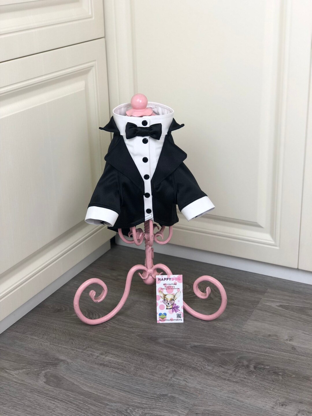 Black Satin Bespoke Dog Tuxedo Formal Dog Suit Custom Made Dog - Etsy