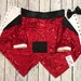 Red Sequins Dog Tuxedo With Black Bow Tie Dog Wedding Attire - Etsy