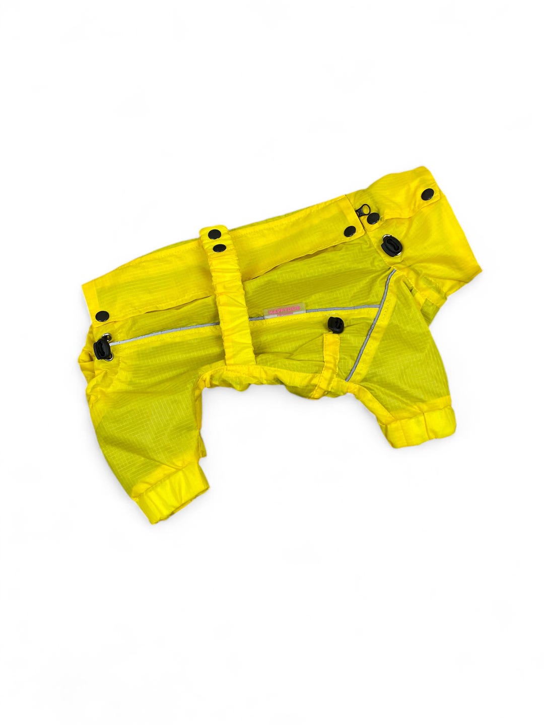 Yellow Dog Raincoat With Back Closure – Waterproof Jacket for All ...