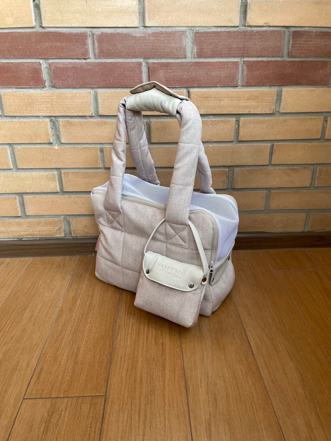 Beige Luxury Dog Carrier Exclusive Dog Carrier Bag for Small Dog Bag ...
