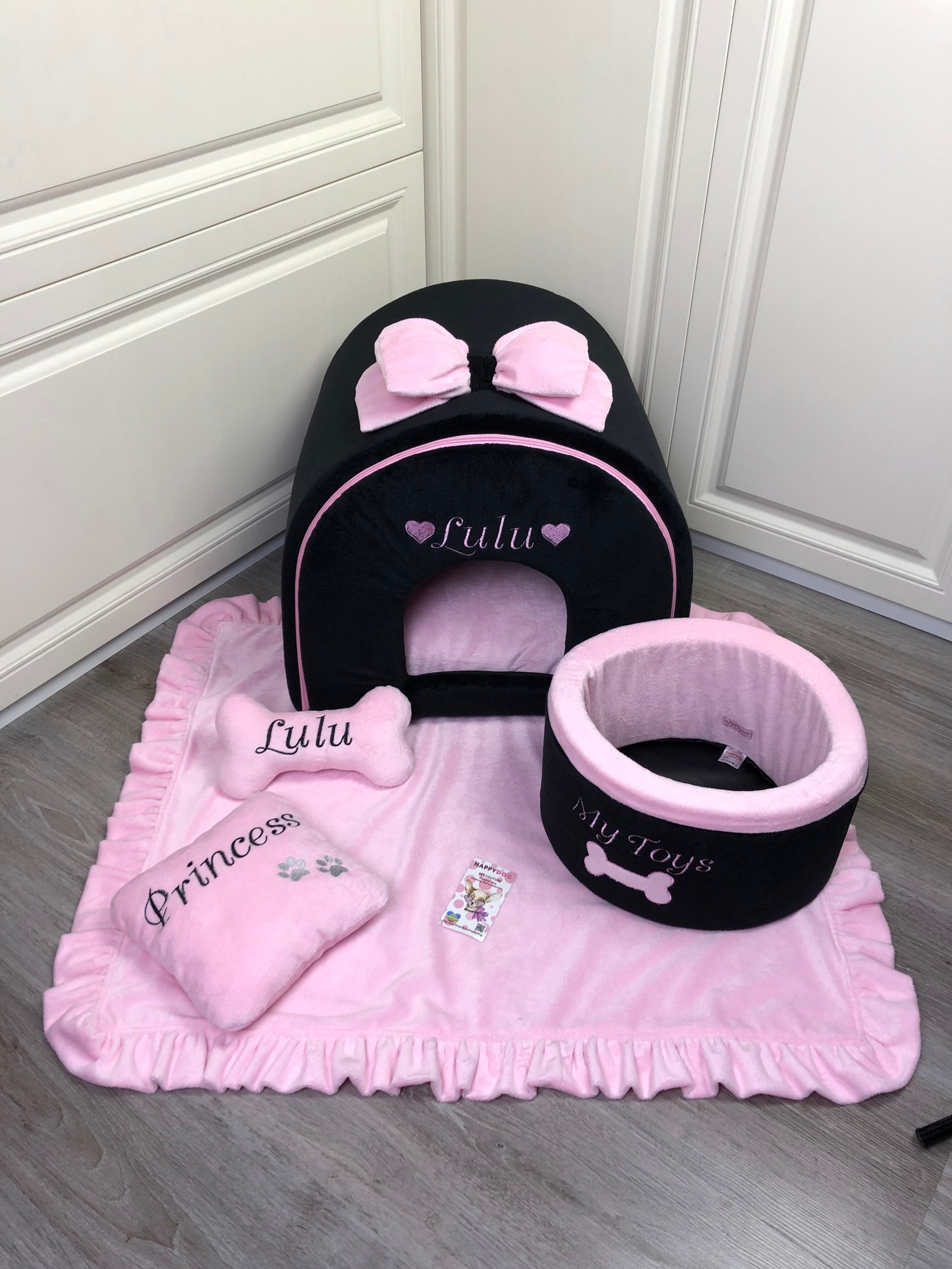 Pink Luxury Dog Houses