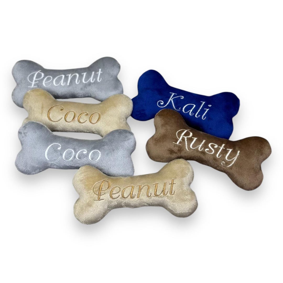 Personalized Dog Bone Bone Shaped Toy for Dog Princess Dog Toy Gift for ...
