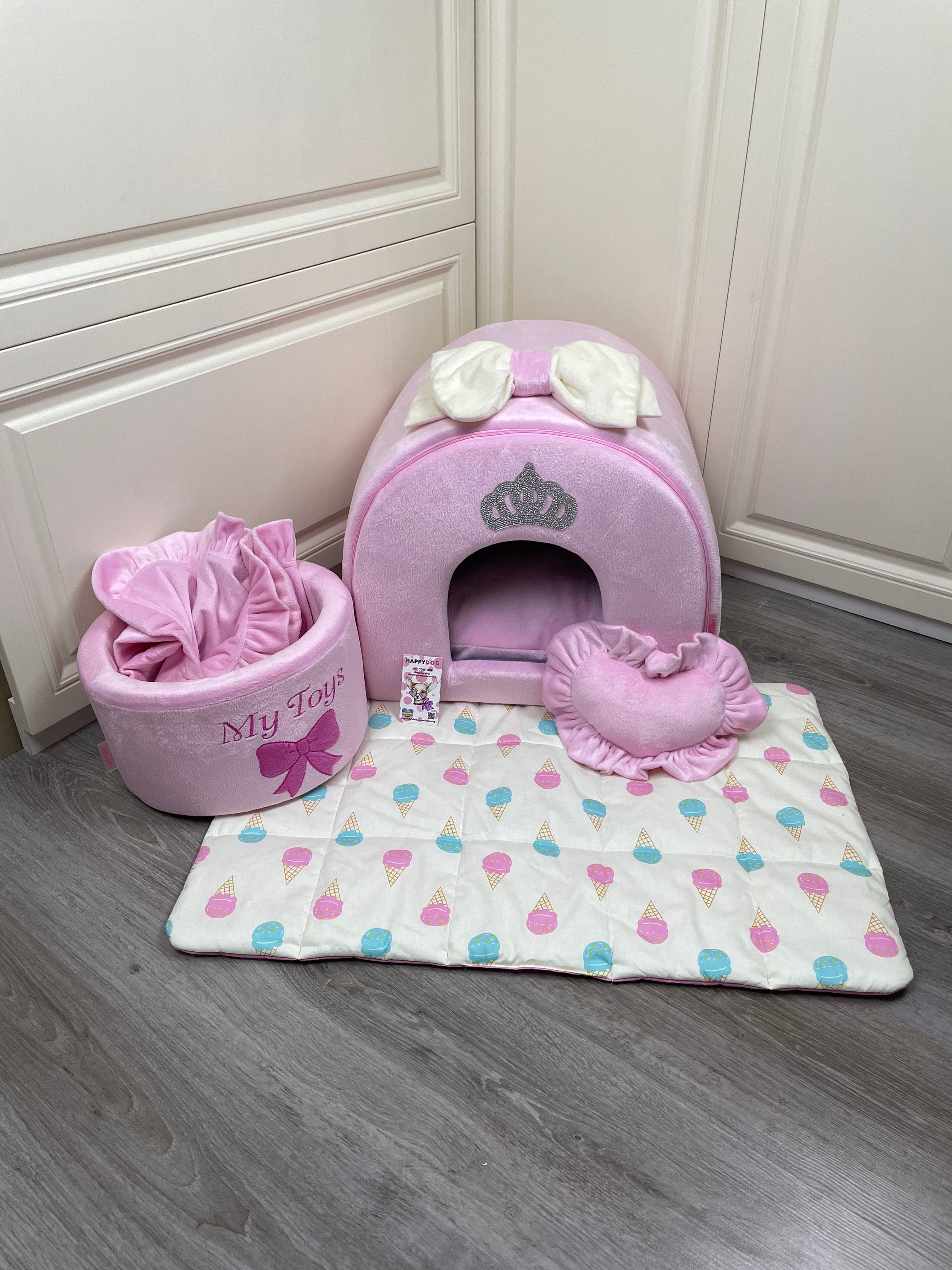 Pink Luxury Dog Houses