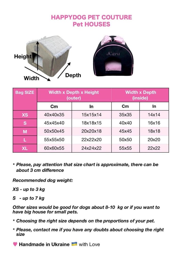 Luxury Pink Princess Dog House: Foldable Puppy Tent With Striped Roof ...