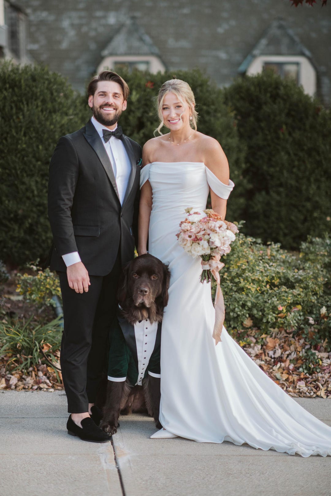 Green Velvet Dog Tuxedo for Labrador Retriever – Custom Formal Suit for ...