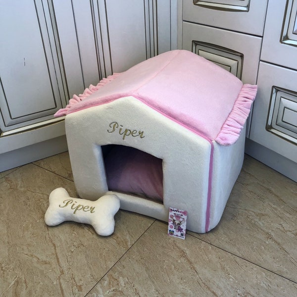 Pink Dog House - Etsy