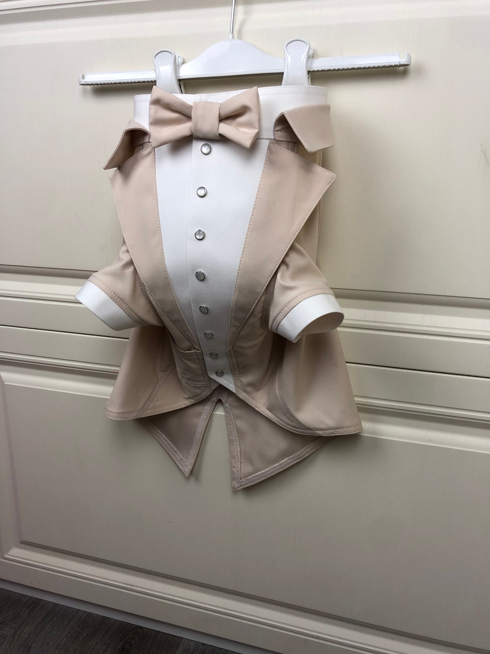 Beige Dog Tuxedo Custom Dog Wedding Attire Formal Dog Suit - Etsy