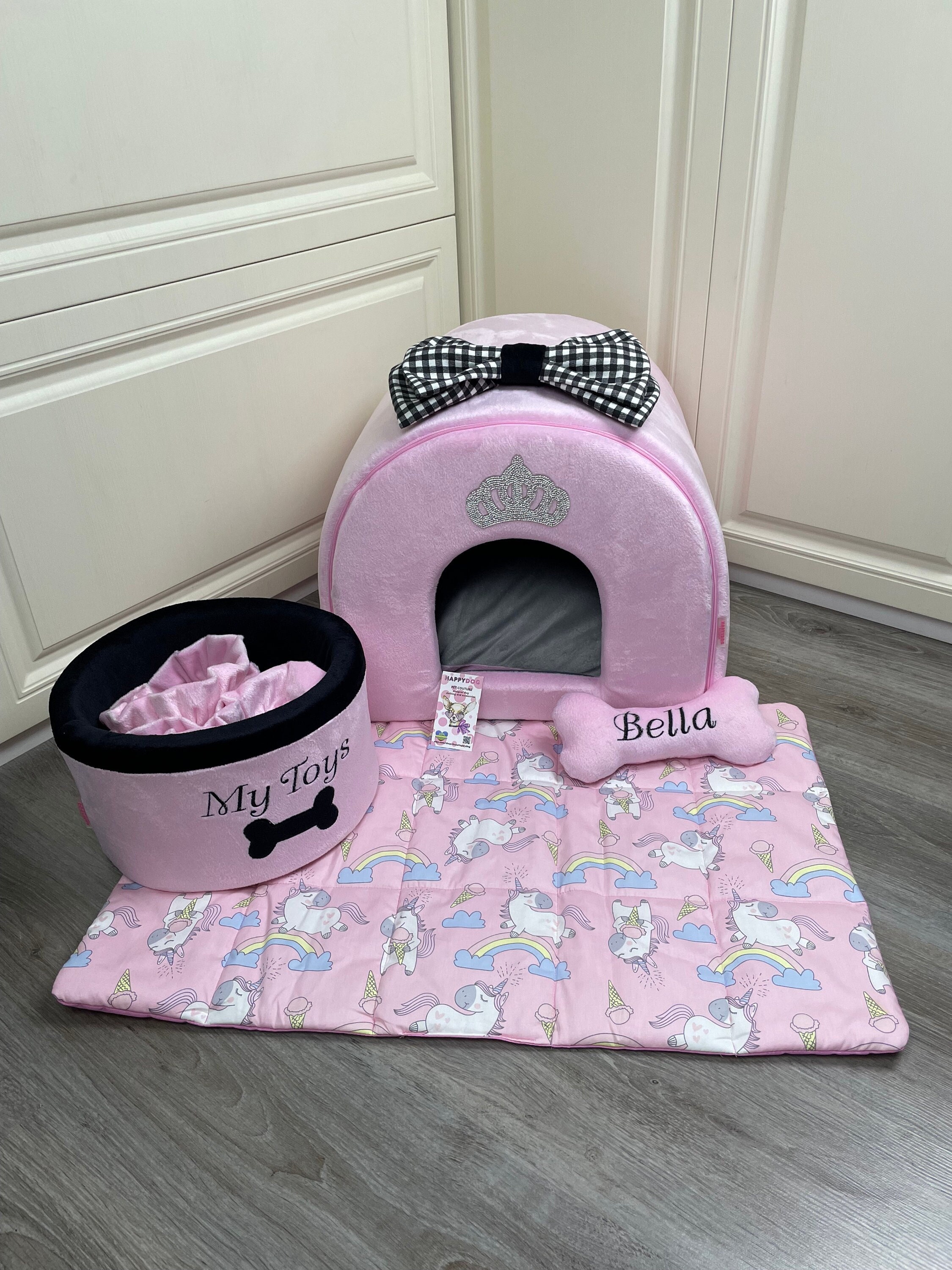 Pink Luxury Dog Houses