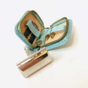 Vintage Mini Travel Gillette Razor With Leather Case - Etsy