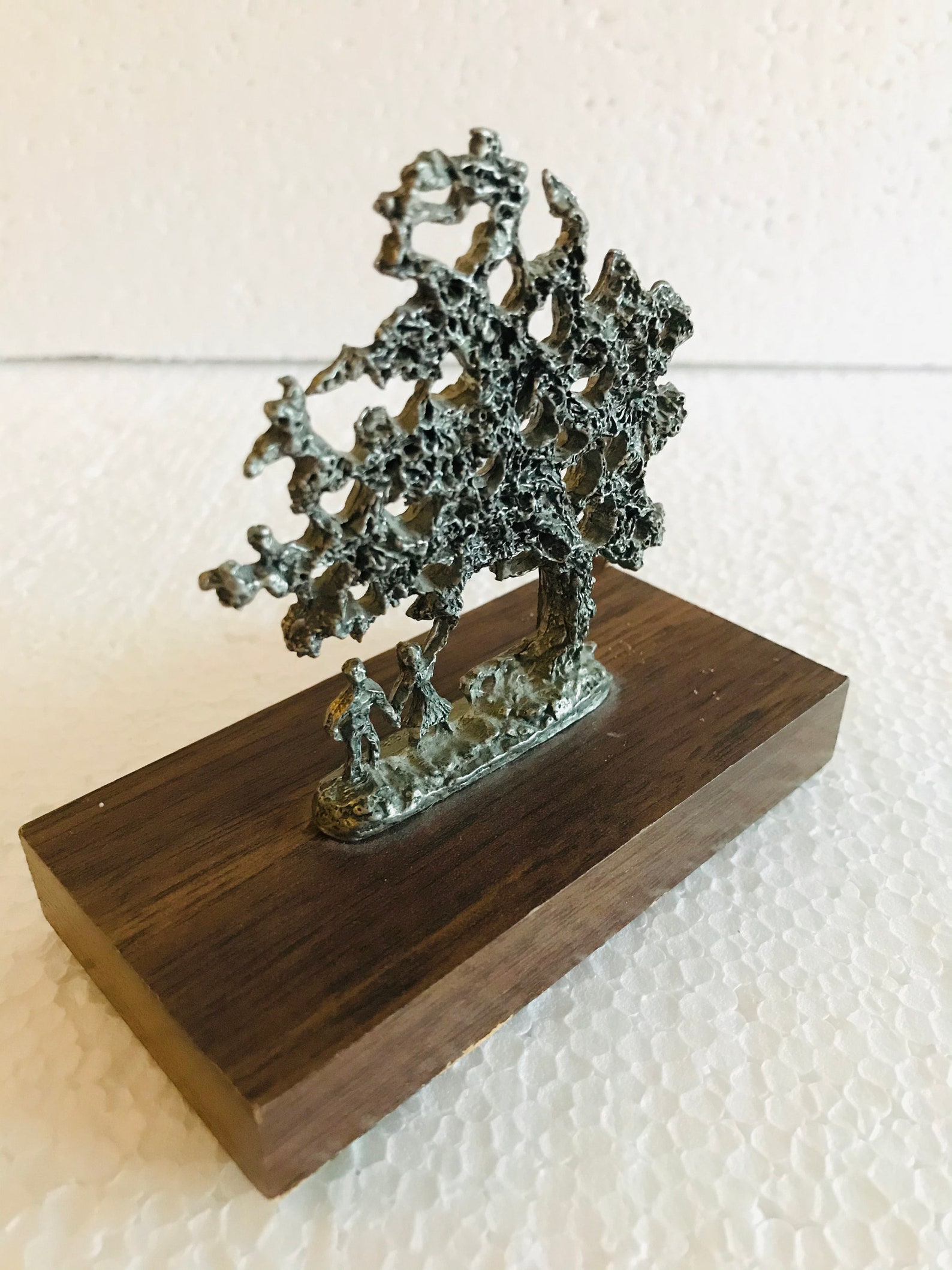 Signed W Gerard the Tree of Life Pewter Figurine Valentines | Etsy