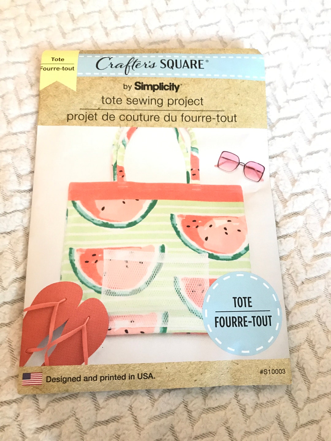 Uncut Crafters Square by Simplicity Tote Sewing Pattern, #s10003 - Etsy