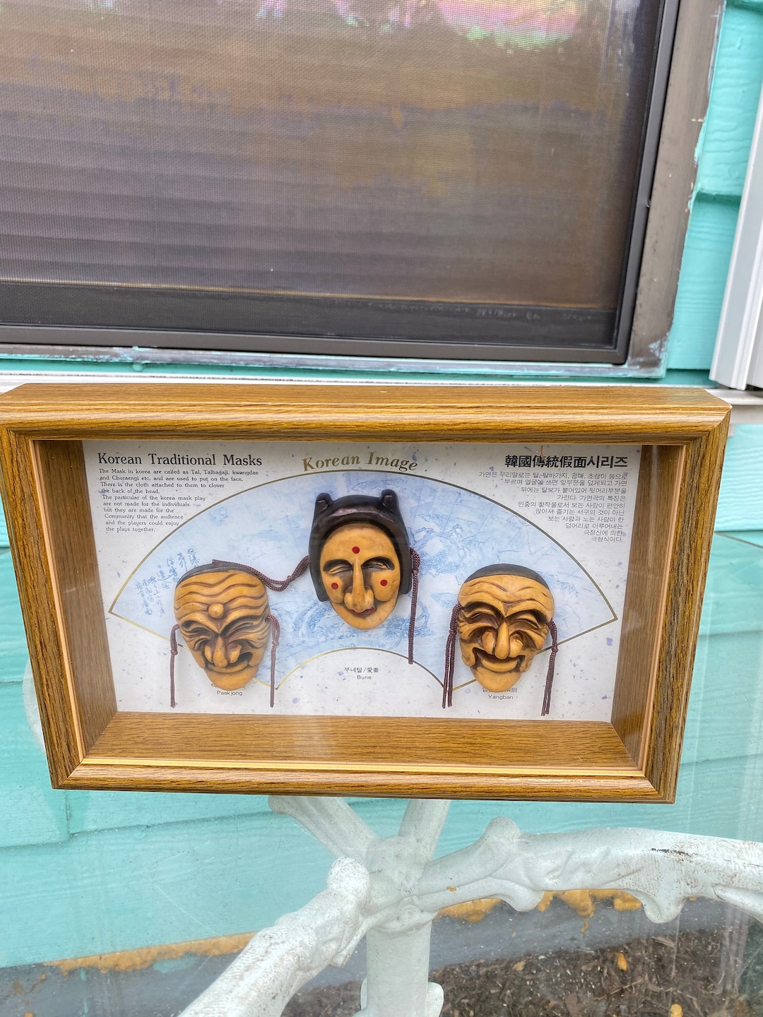 Korean Traditional Mask Shadow Box, Collectible Masks, Wall Art. - Etsy