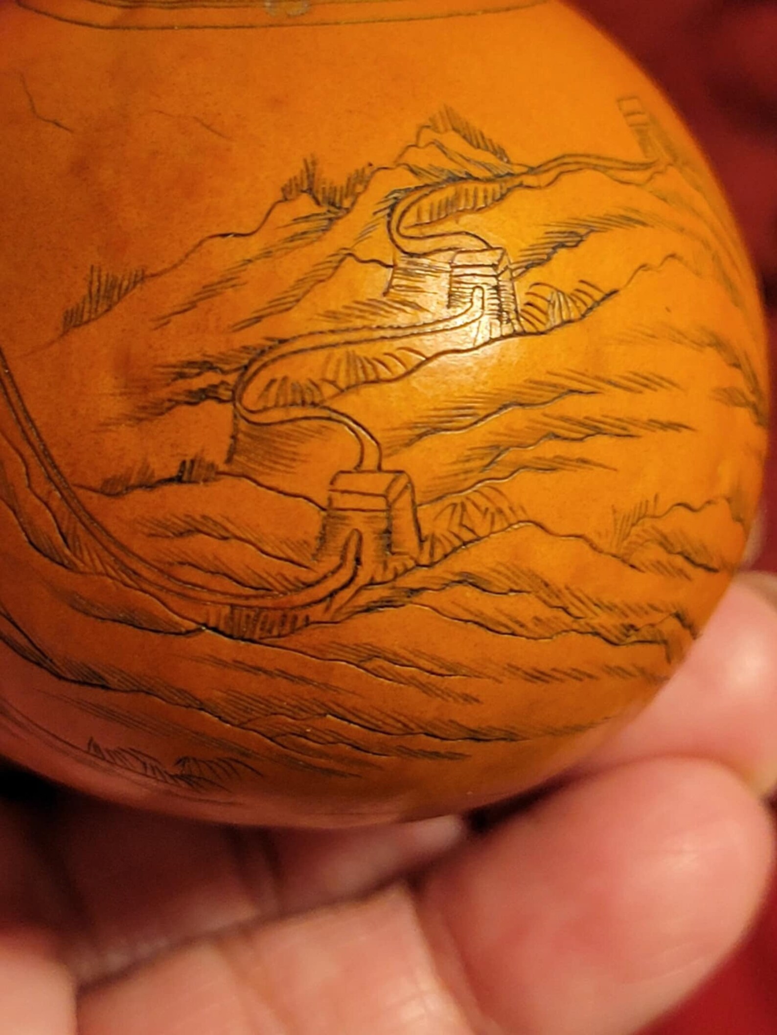 Chinese Gourd Art Folk Art Chinese Wall Gourd - Etsy