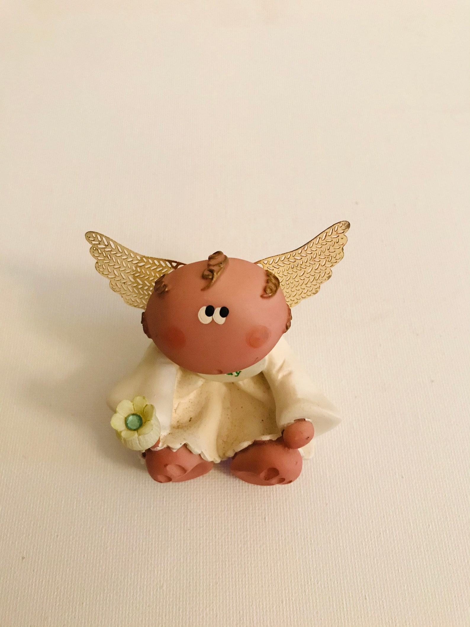 Vintage Kirk Cold Porcelain Baby Angel Figurine With May Birthstone. - Etsy
