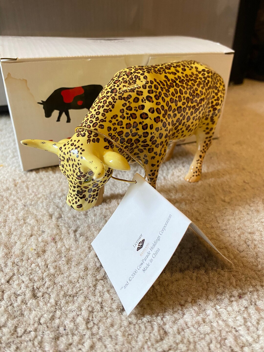 Vintage Cow Parade ”LEOPARD Cow" Collectible, 2000 #9169 NIB - Etsy