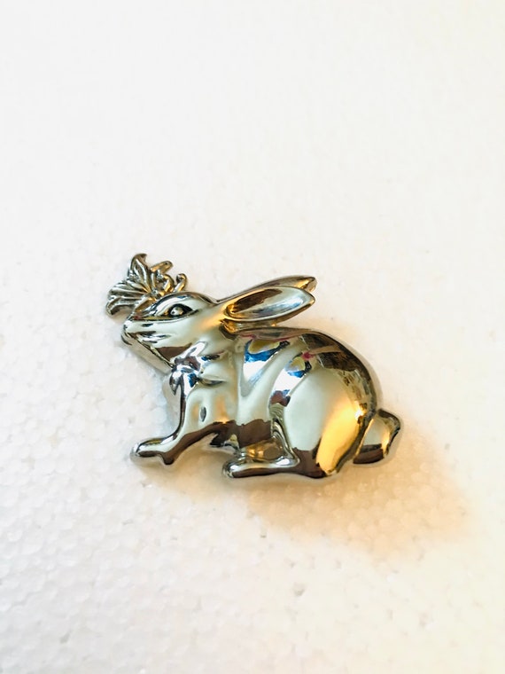 Vintage Wonderful Signed John Hardy Bunny Rabbit Scar… - Gem