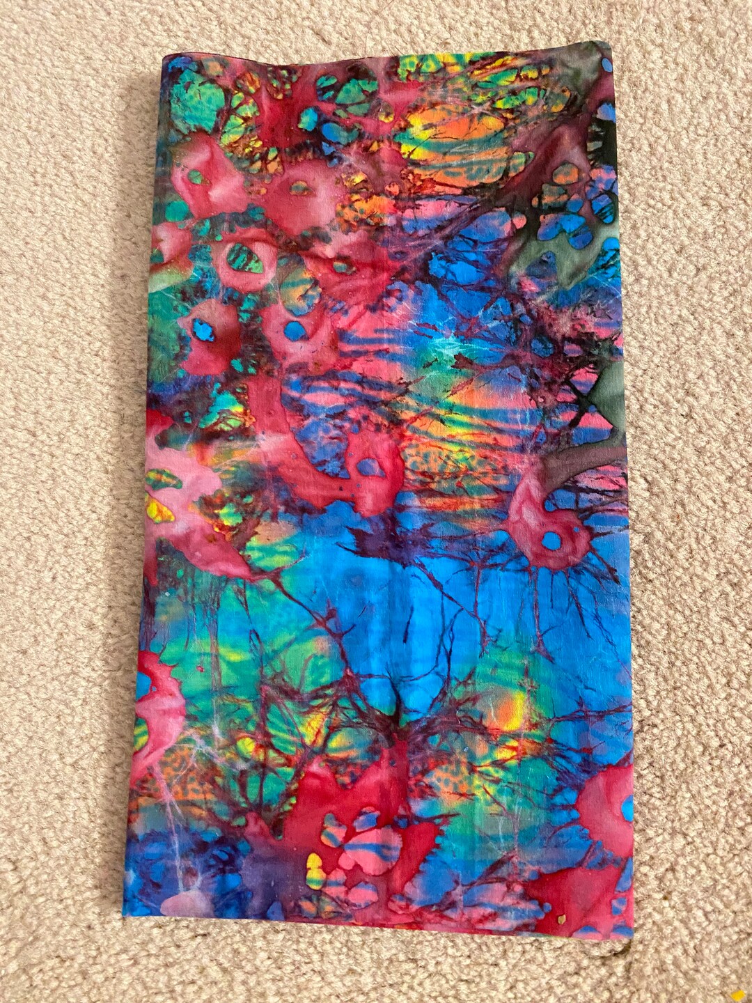 Colorful Cotton Fabric Remnant, 18 X 23 - Etsy