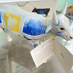 Vintage Cow Parade Porcelain “moo” Figurine With Original Box and Tag ...