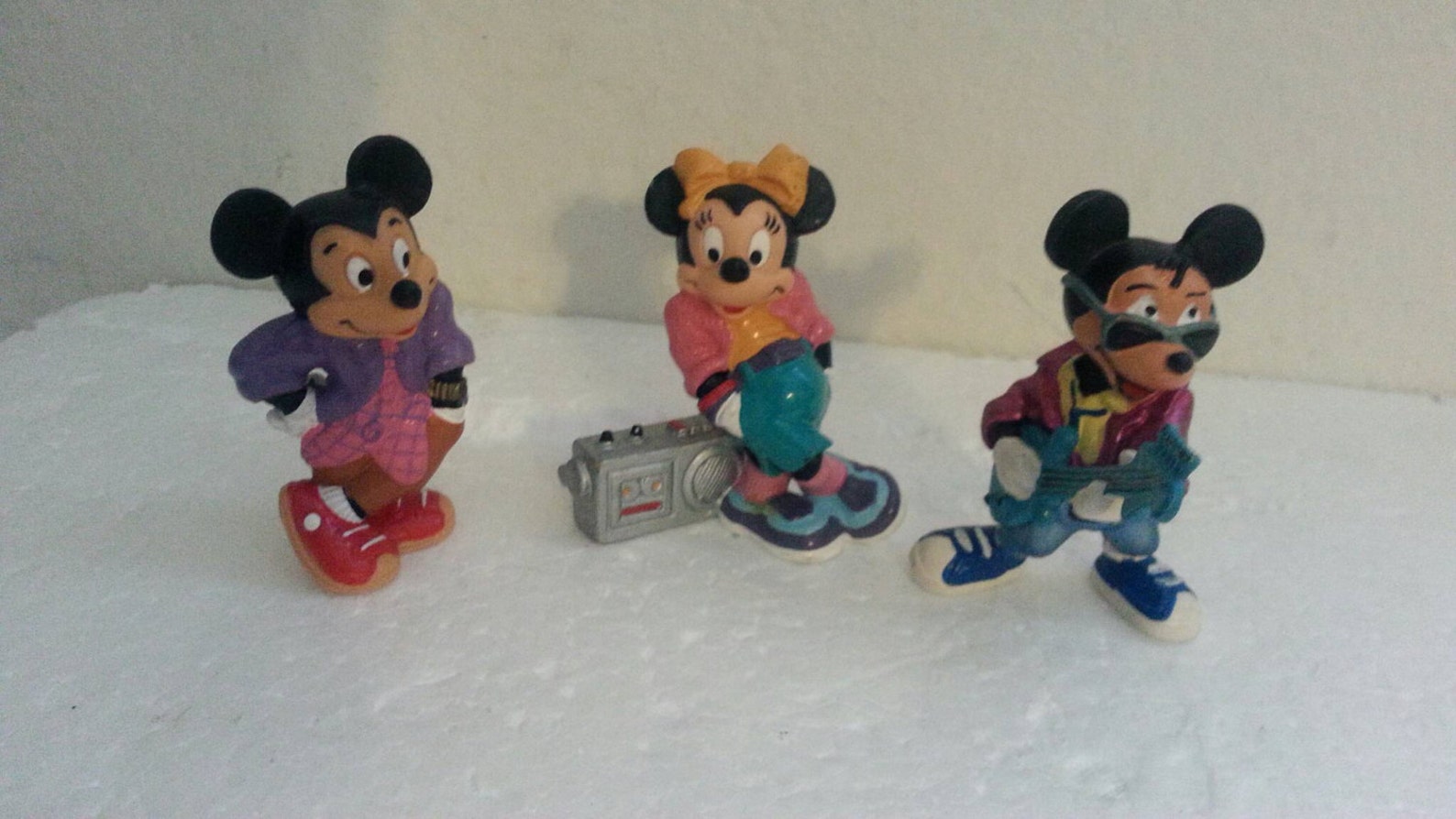 Mickey Mouse and Minnie Mouse Bully Figurines Made in - Etsy