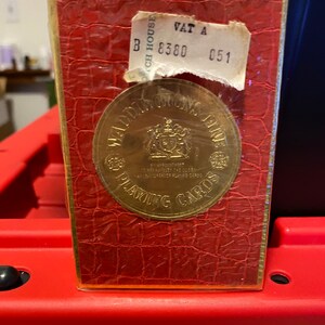 Vintage Waddington Fine Plastic Finish Playing Cards, Britain. - Etsy