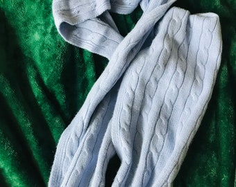 Baby Blue Scarf - Etsy
