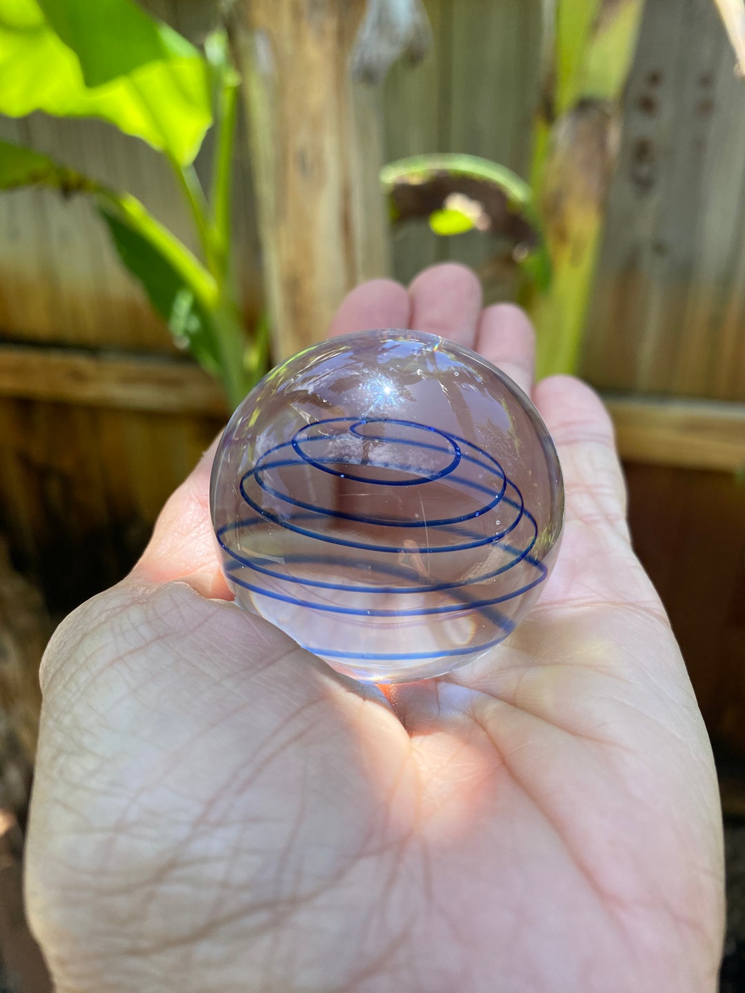 Souvenir Glass Paperweight, PEARL OF ARCADIA by Nick Munroe - Etsy