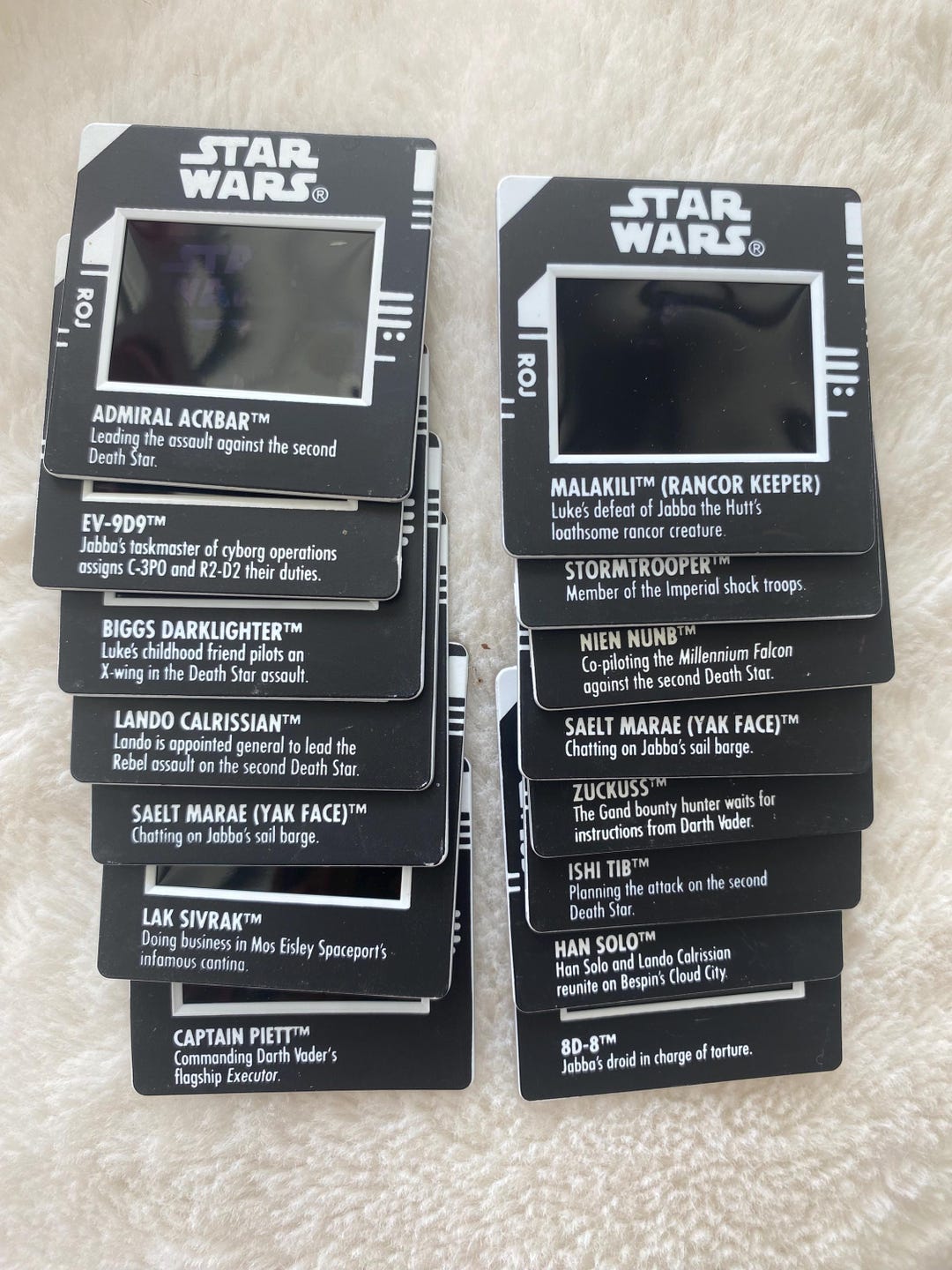 STAR WARS Freeze Frame Slides 1997 Lucusfilm Ltd, Projector Slides, Set ...