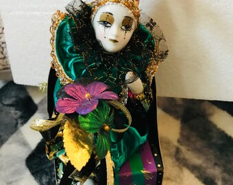 Porcelain Jester - Etsy
