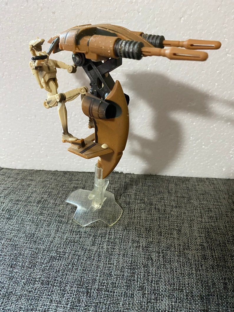 Vintage Collectible STAP and Battle Droid STAR WARS Power of - Etsy