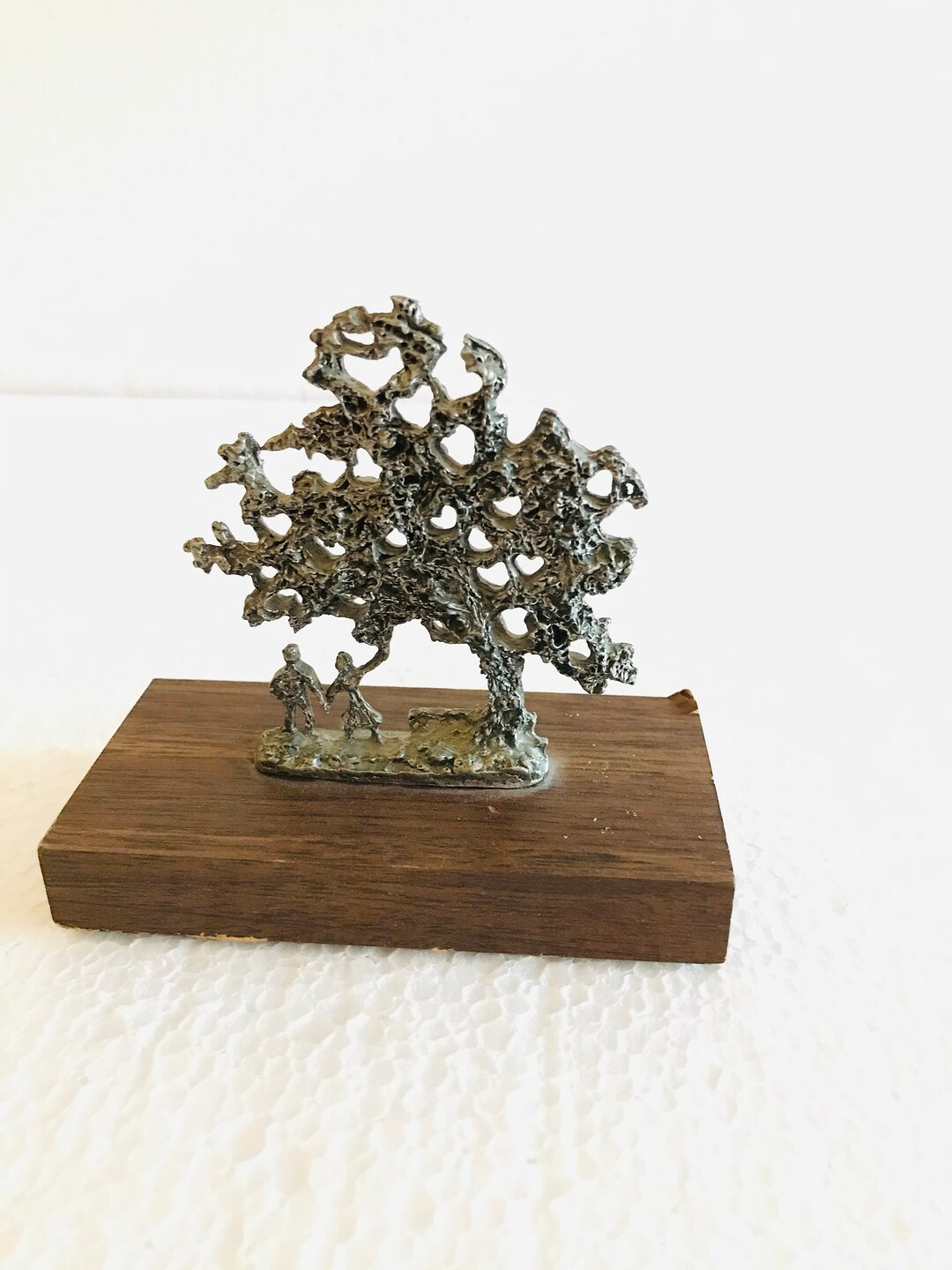 Signed W Gerard the Tree of Life Pewter Figurine, Valentines Day Gifts ...